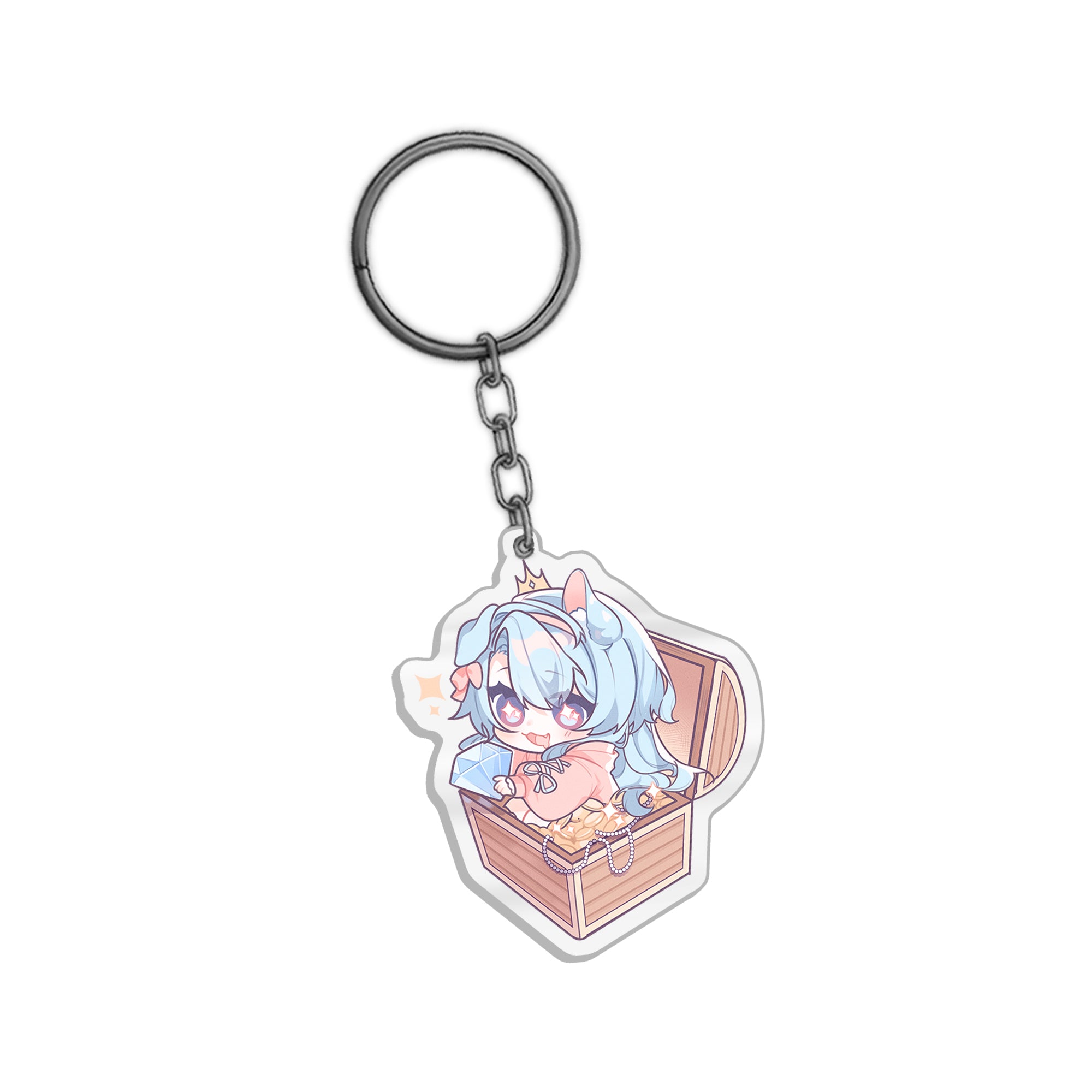 pixxihound Treasure Chest Keychain – UwU Market