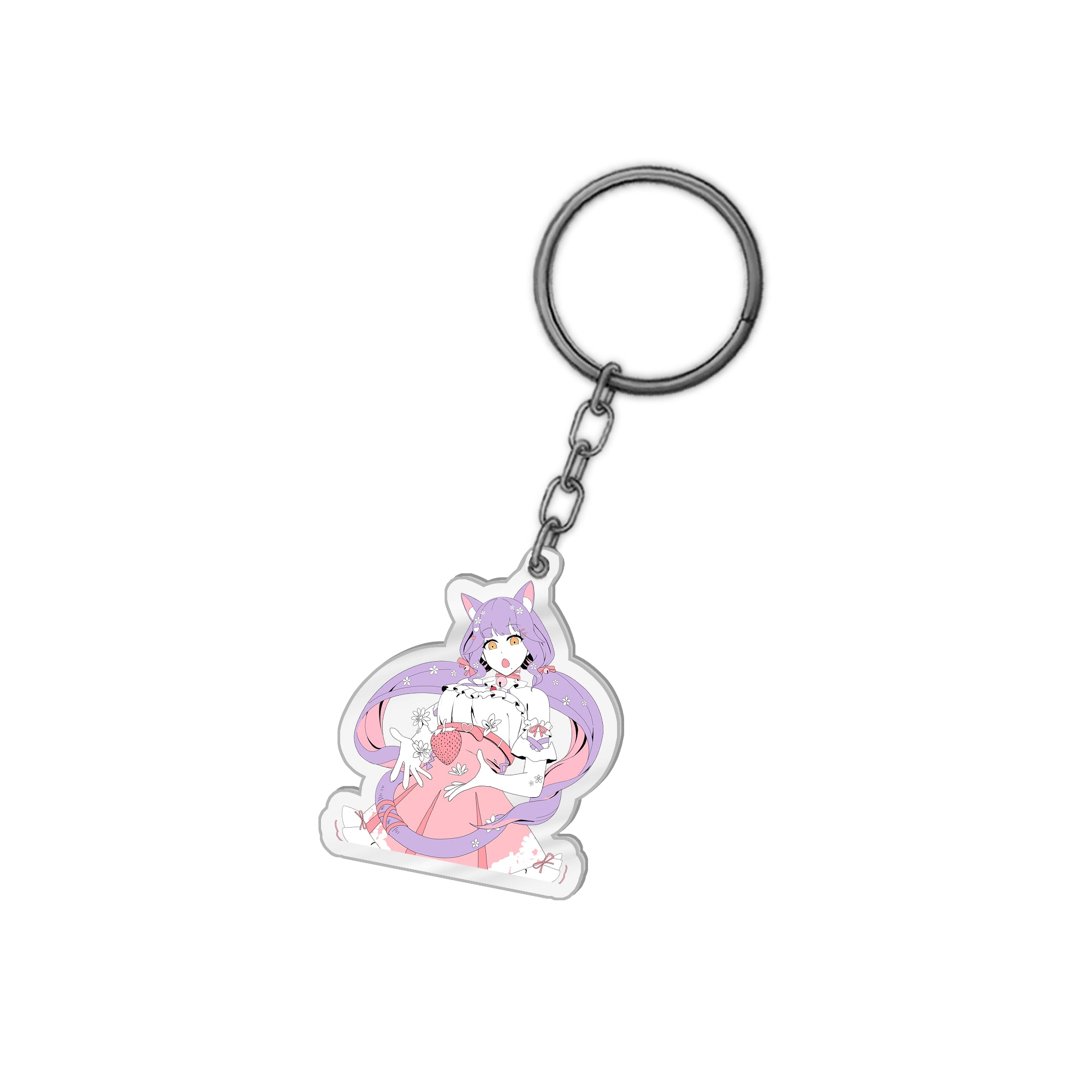 Lilia Strawberry Obsession Keychain – UwU Market