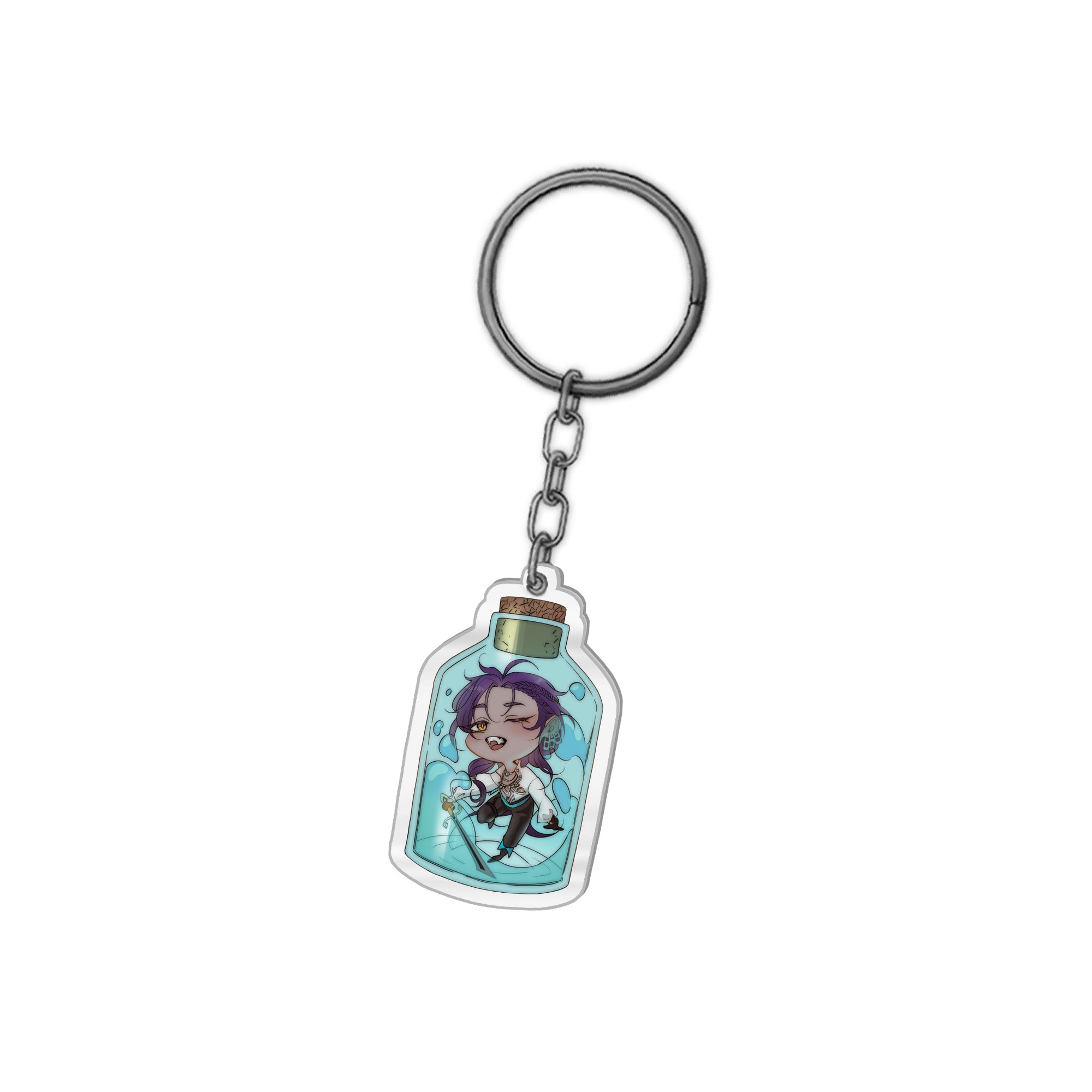 Kimo Koaa Pirate In A Bottle Keychain – UwU Market