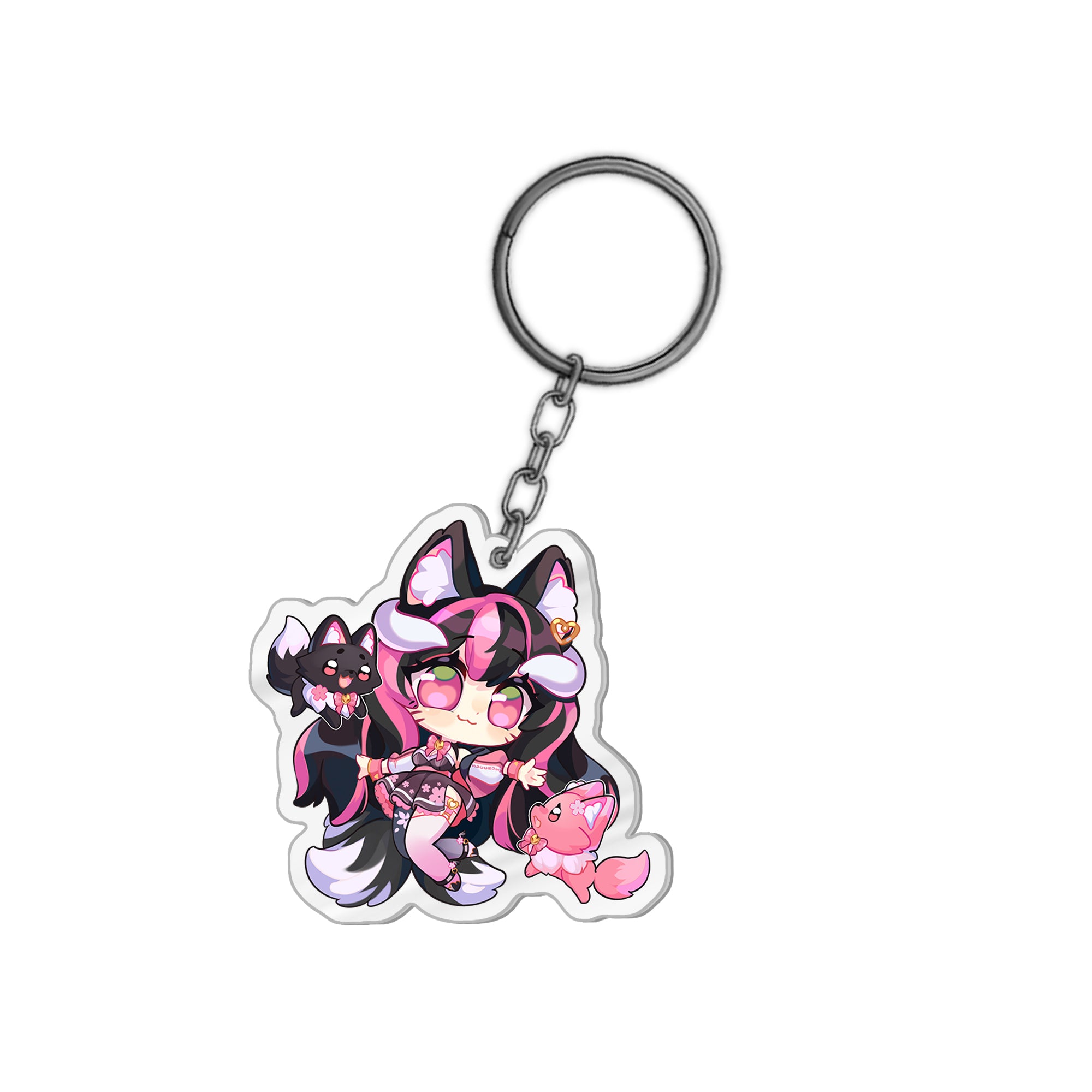 Asakifox Chibi Keychain – UwU Market