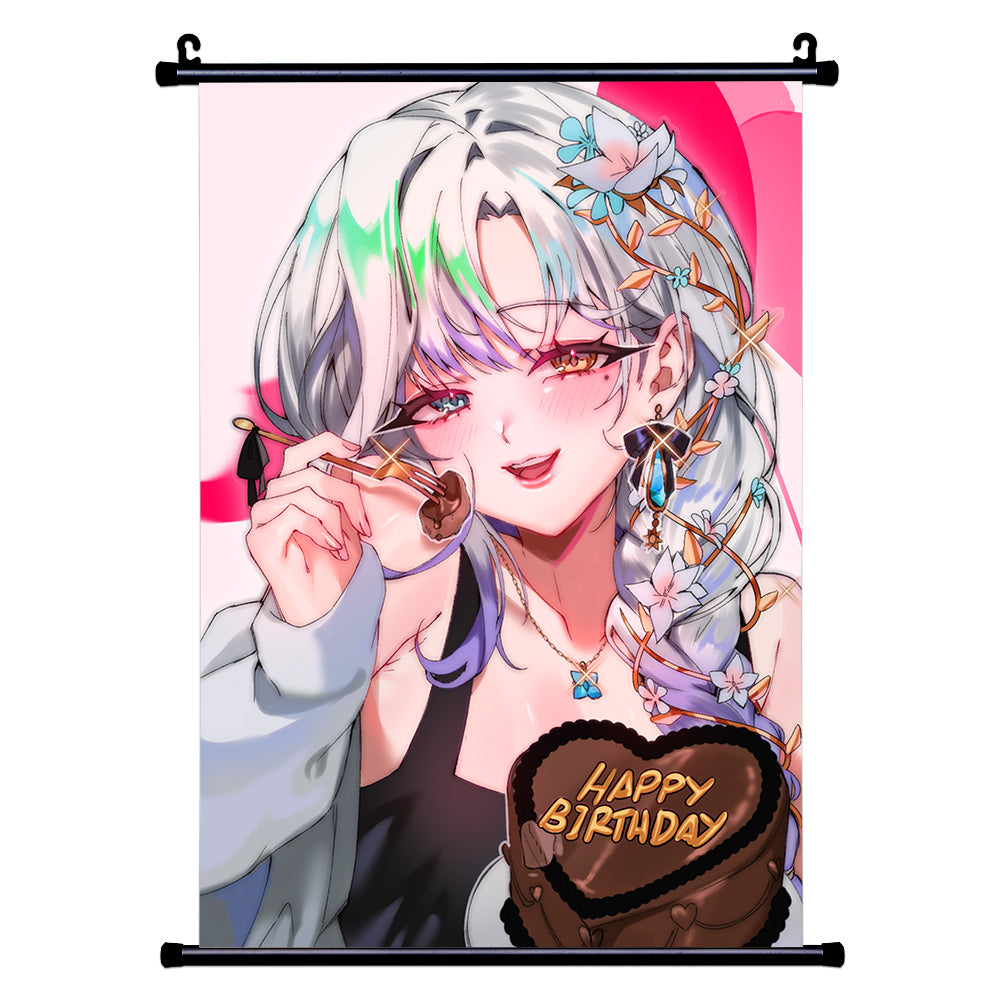 Ashie 2025 Birthday Wallscroll - Pink – UwU Market