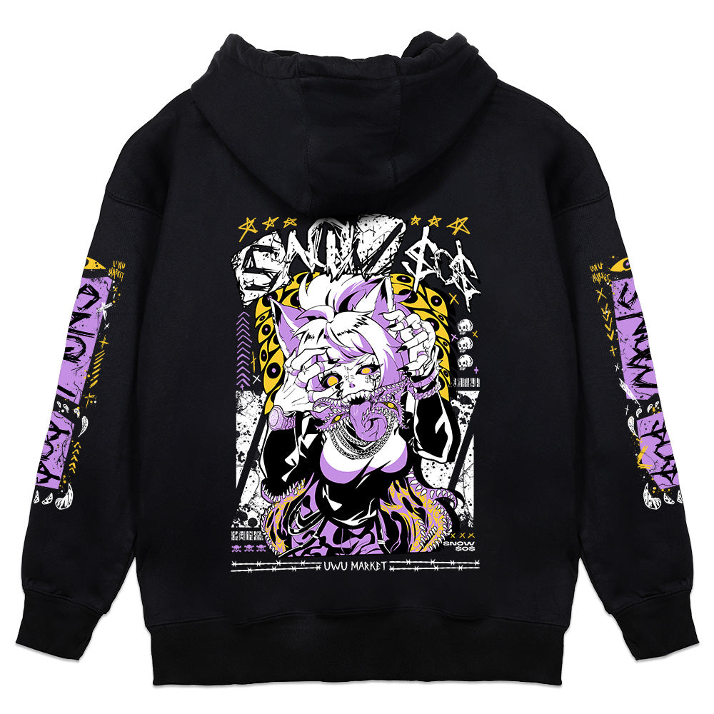 SNOW SOS Horror Hoodie – UwU Market