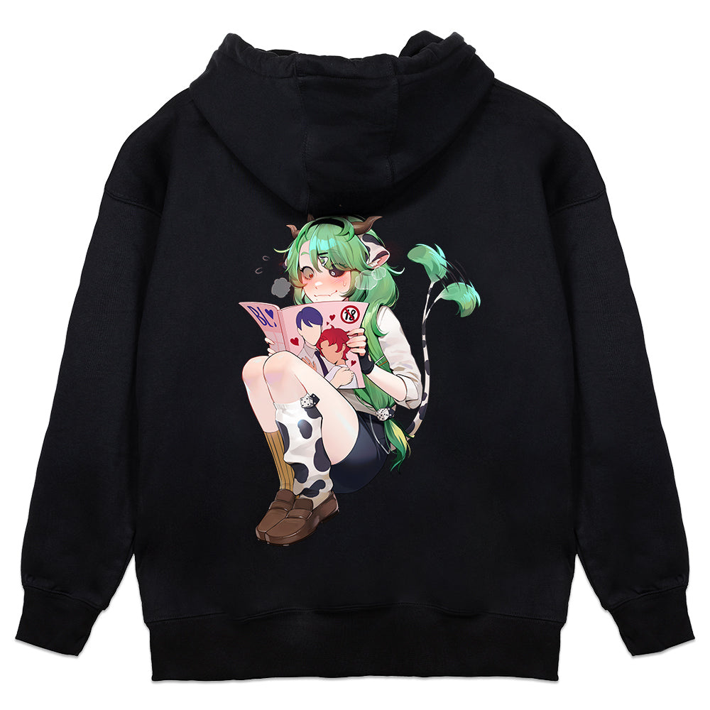 Crelly The Bothered Cow Hoodie – UwU Market