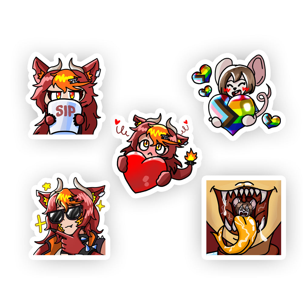 EmberTalks Sticker Pack B – UwU Market