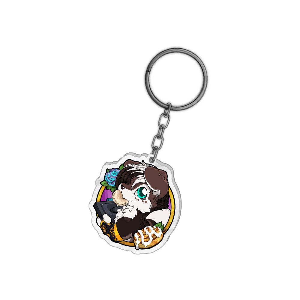 JoyLifeArt Cinnamon Roll Keychain – UwU Market