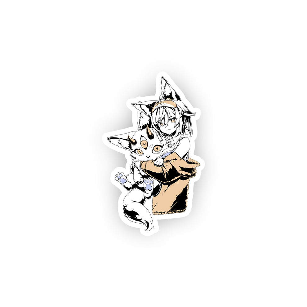 Kitsura Nines "Dubious Fox" Sticker – UwU Market
