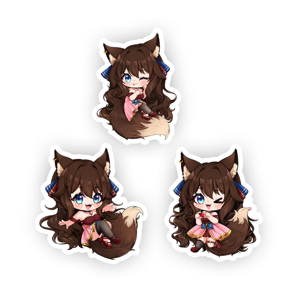 MaknCh3esy "Fistful of Fox" Sticker Pack – UwU Market