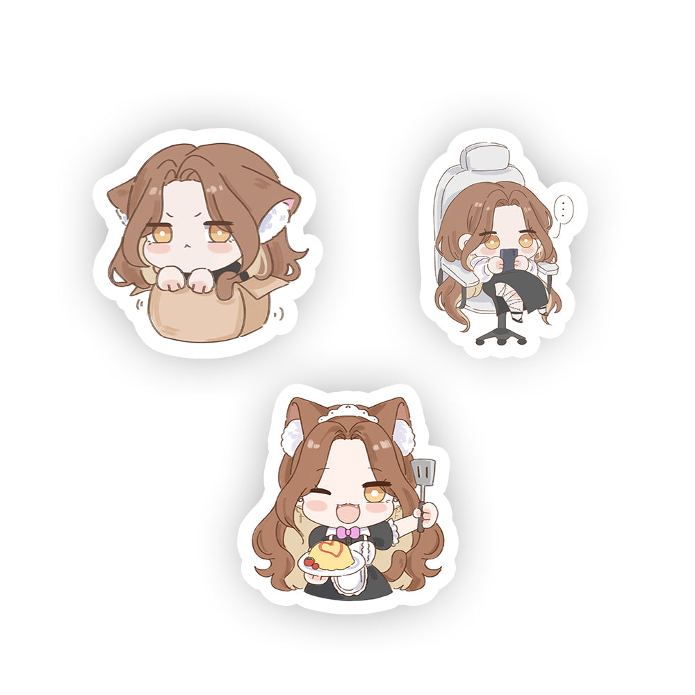 May Sakura Maid Sticker Pack – UwU Market