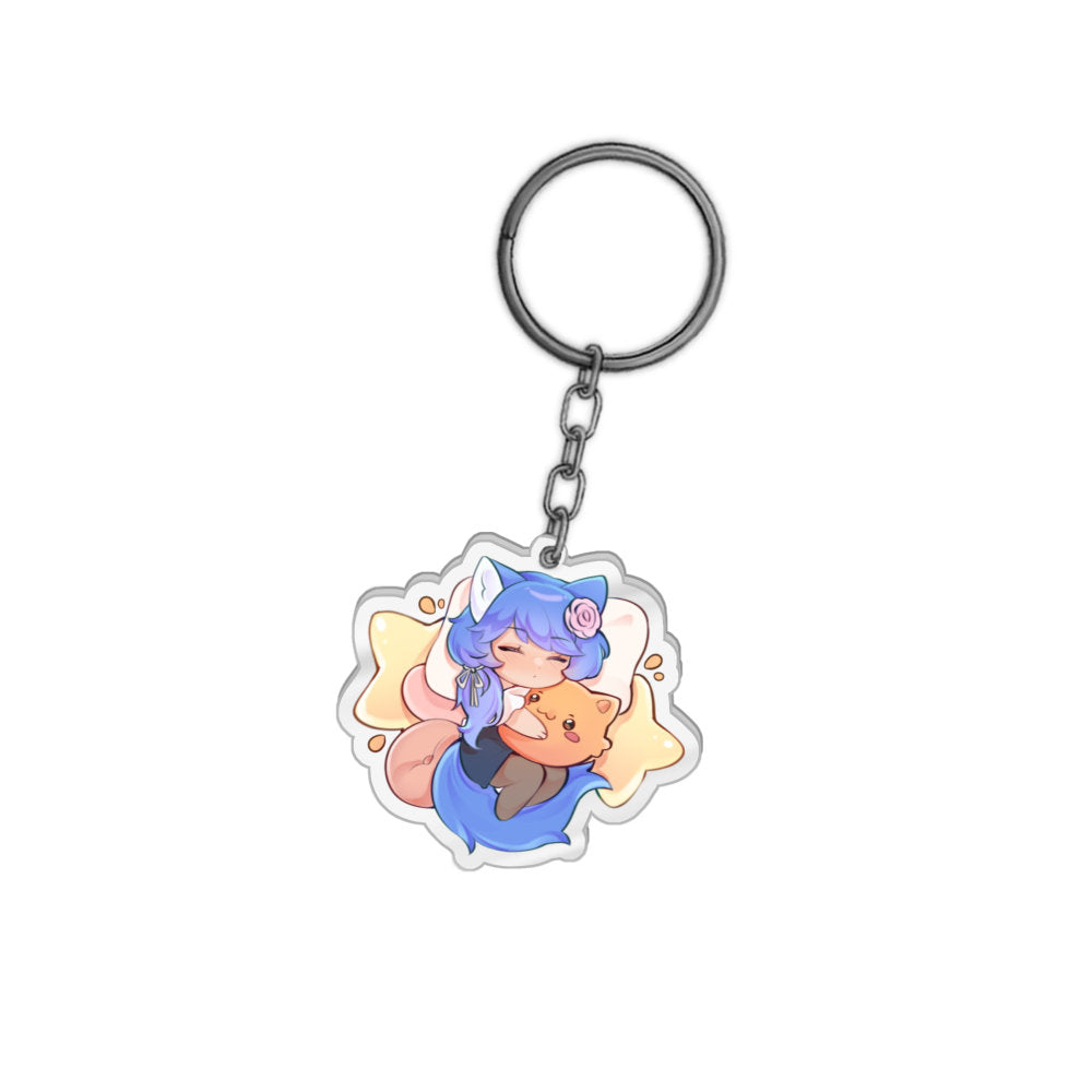 FREE Natsuko Cuddle Pile Keychain – UwU Market