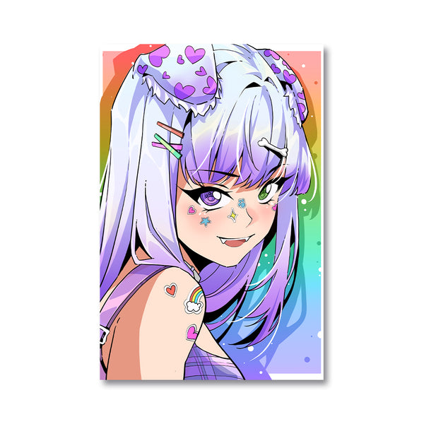 Meowdalyn Puppy Dog Girl Poster – UwU Market