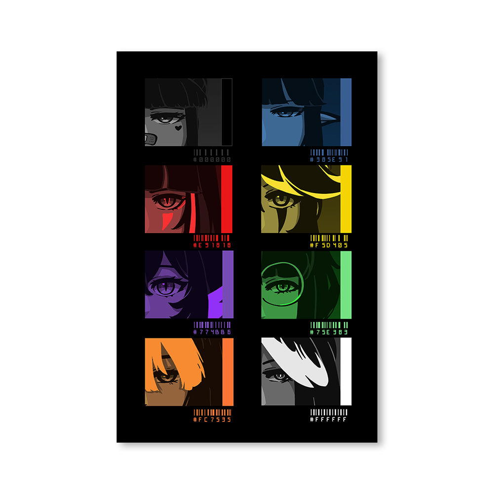 Grayscaling Hexcode Barcode Poster – UwU Market