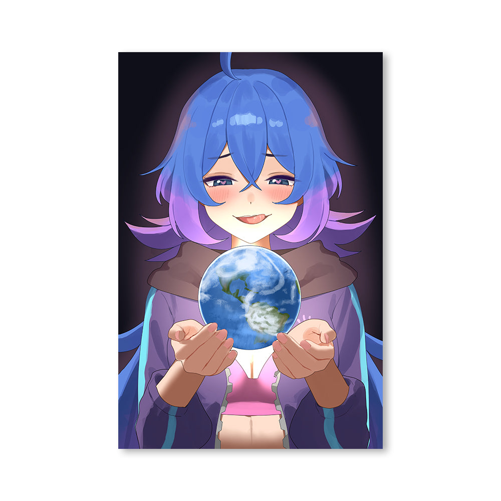 Raku Rule the World Poster – UwU Market