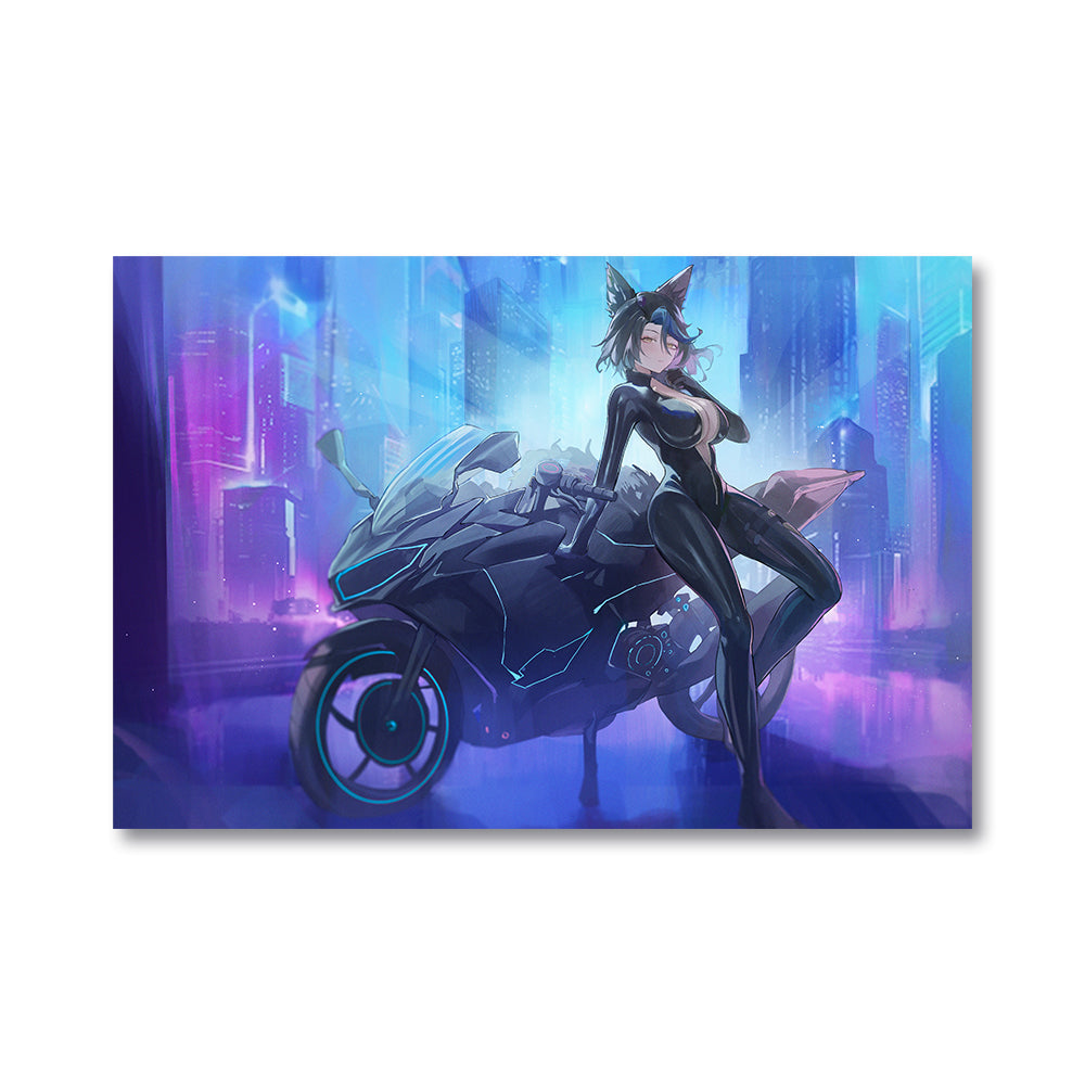HuntressSpectre Neon Hunter Poster – UwU Market