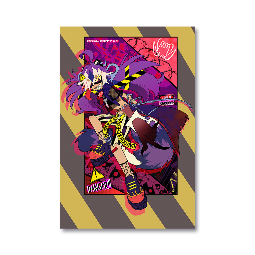RaelRotten Undead Raccoon Poster – UwU Market