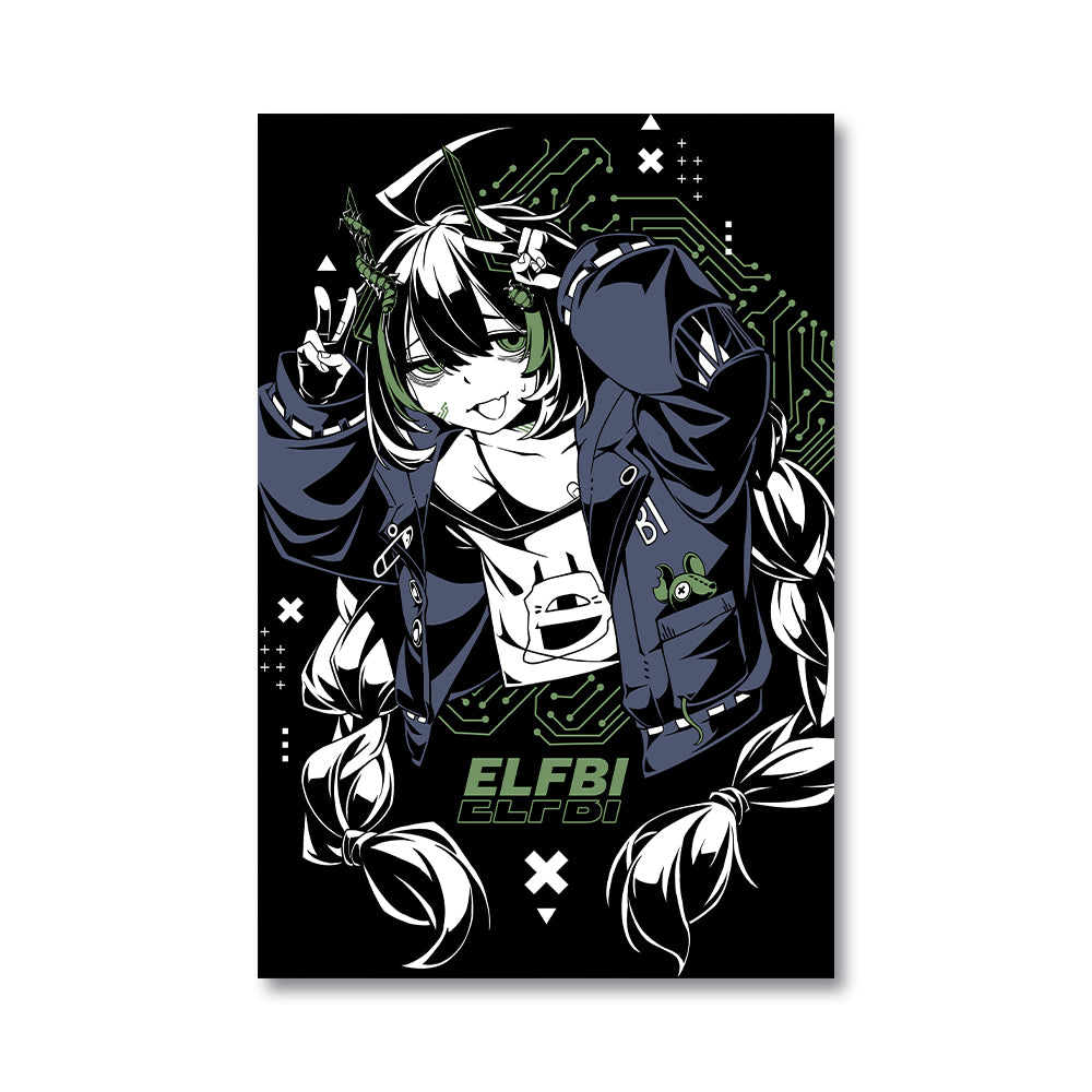 Elfinpsyop Doomcoded Poster – UwU Market