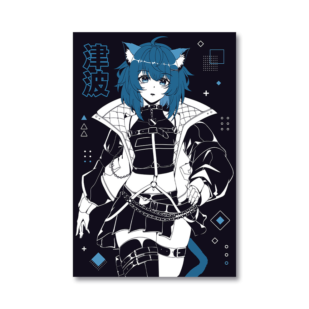 TsunamiCat Main Character Poster – UwU Market
