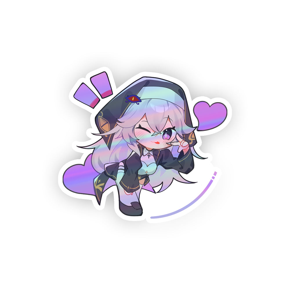 RayaRiot Chibi Holo Sticker – UwU Market