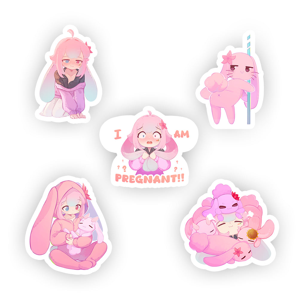 Shirybun 'Sussy Fluffles' Sticker Pack – UwU Market