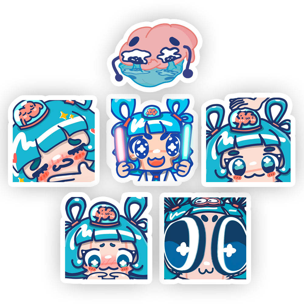 Shoomimi Emote Sticker Pack – UwU Market