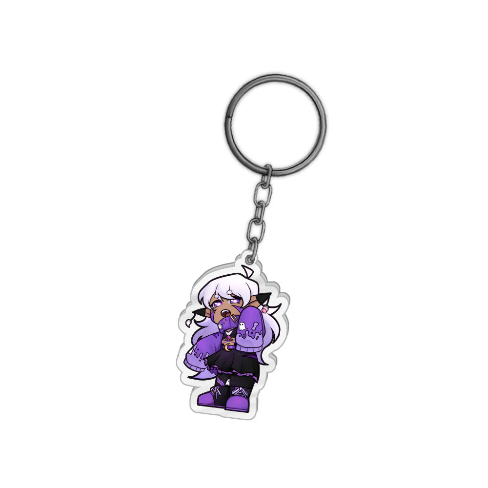 SlushieGhost Glow Keychain – UwU Market