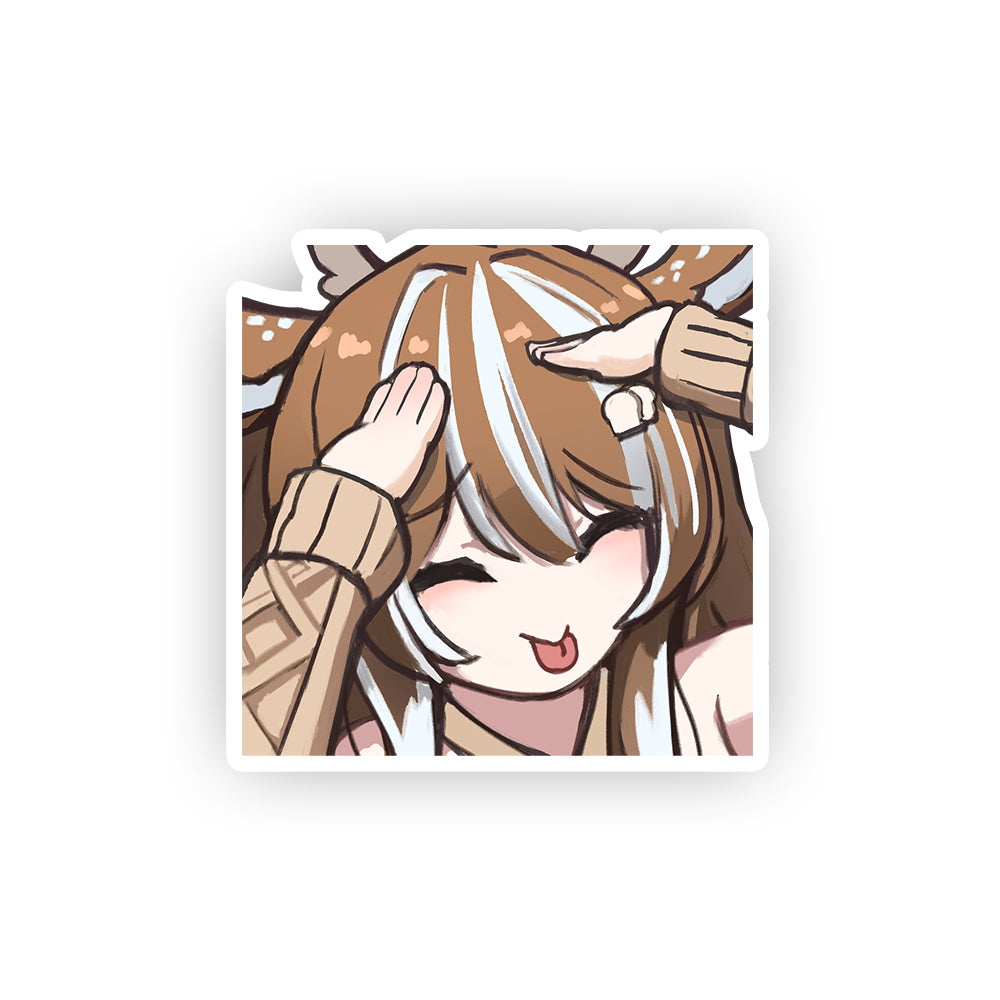 SourDoeOwO "Ah, Eto... Bleh!" Sticker – UwU Market