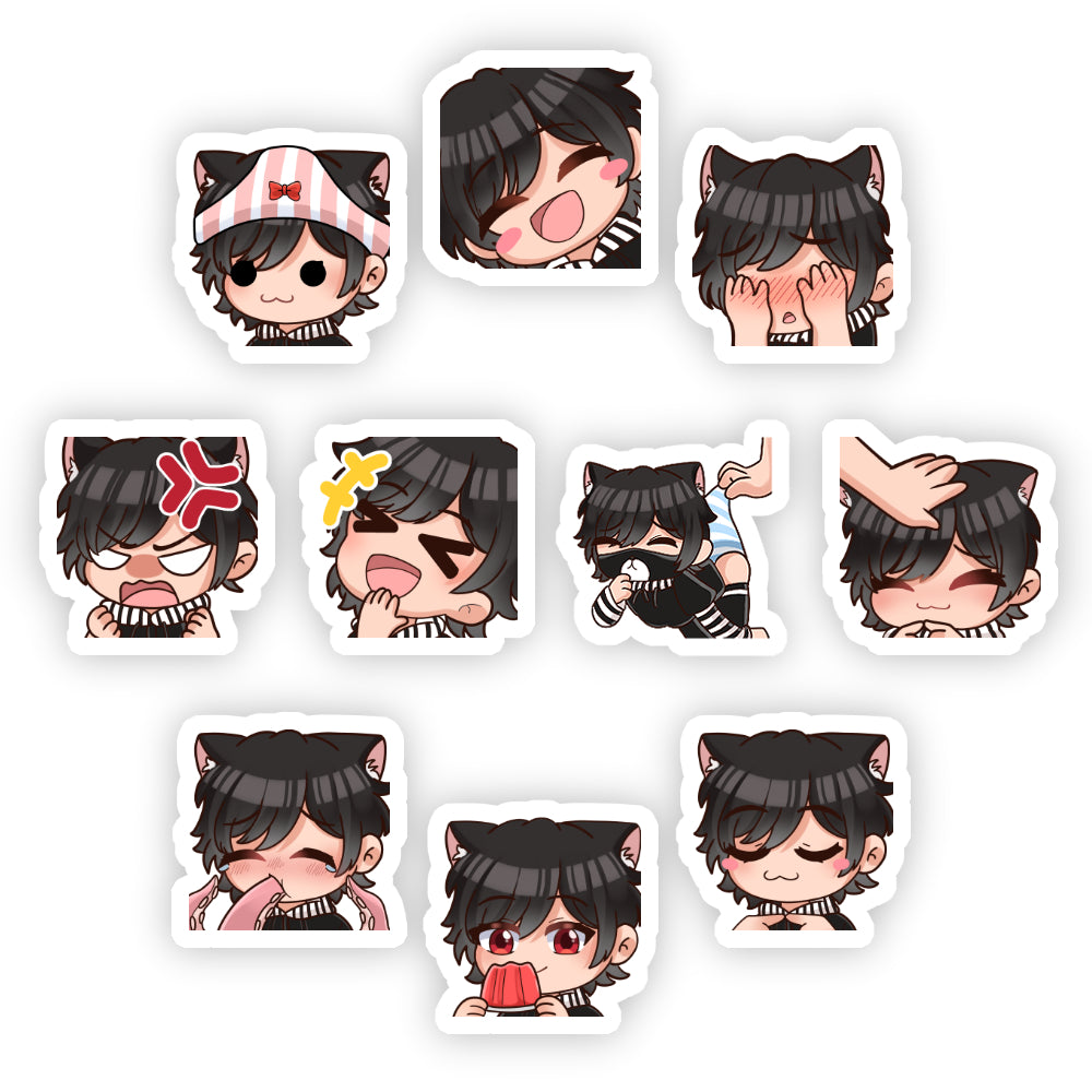 SpooksyTV "Emote" Sticker Pack – UwU Market