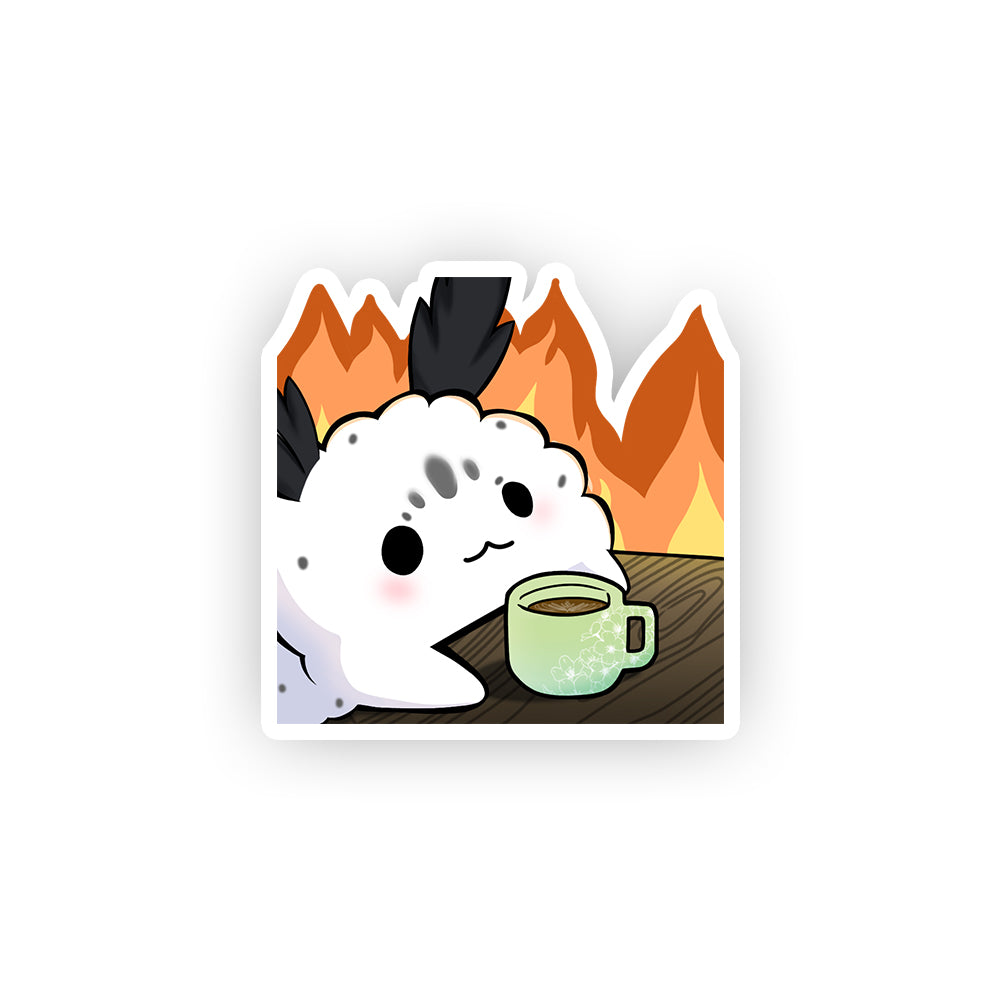 RiceyVT This Is Fine Sticker – UwU Market