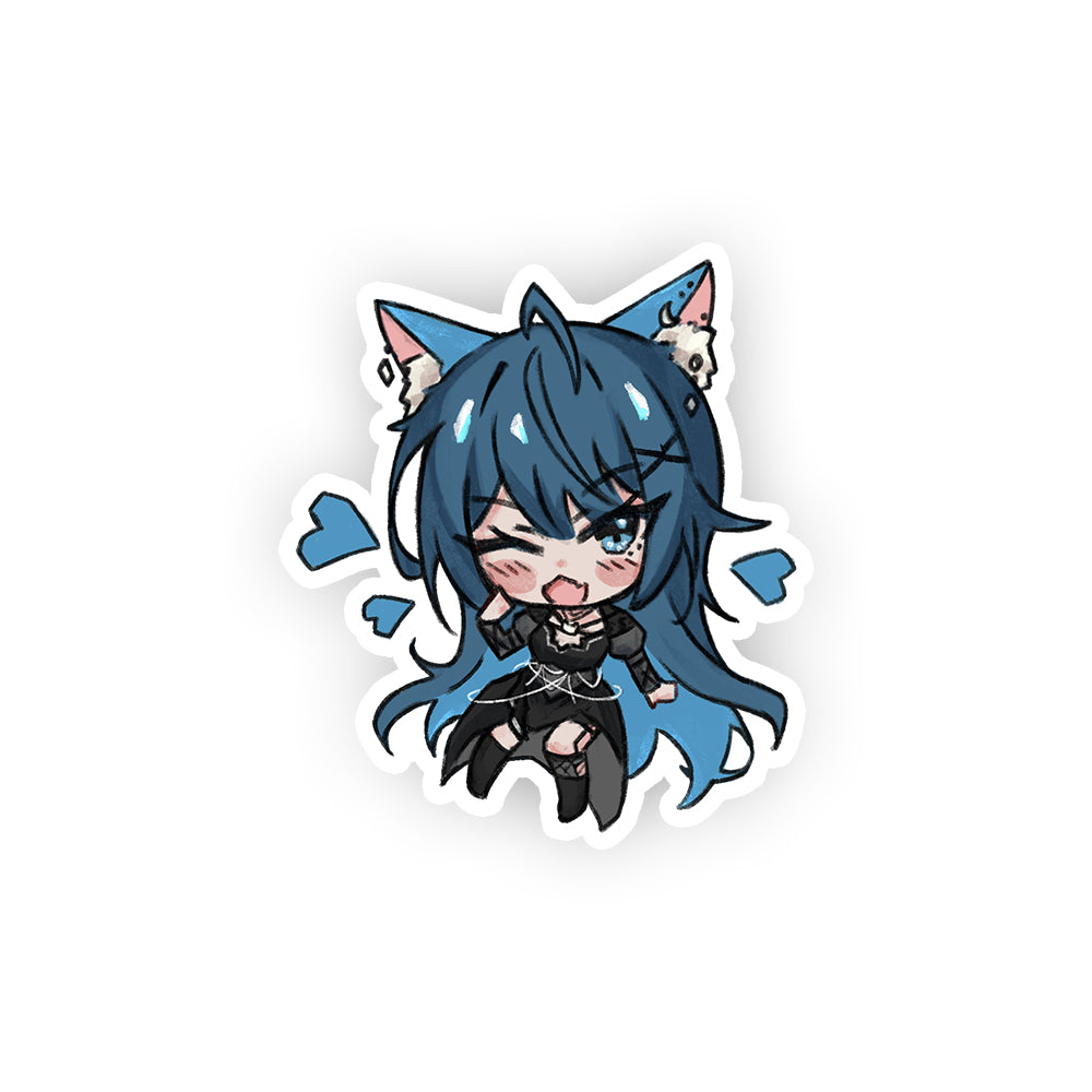 TsunamiCat Gothic Princess Sticker – UwU Market