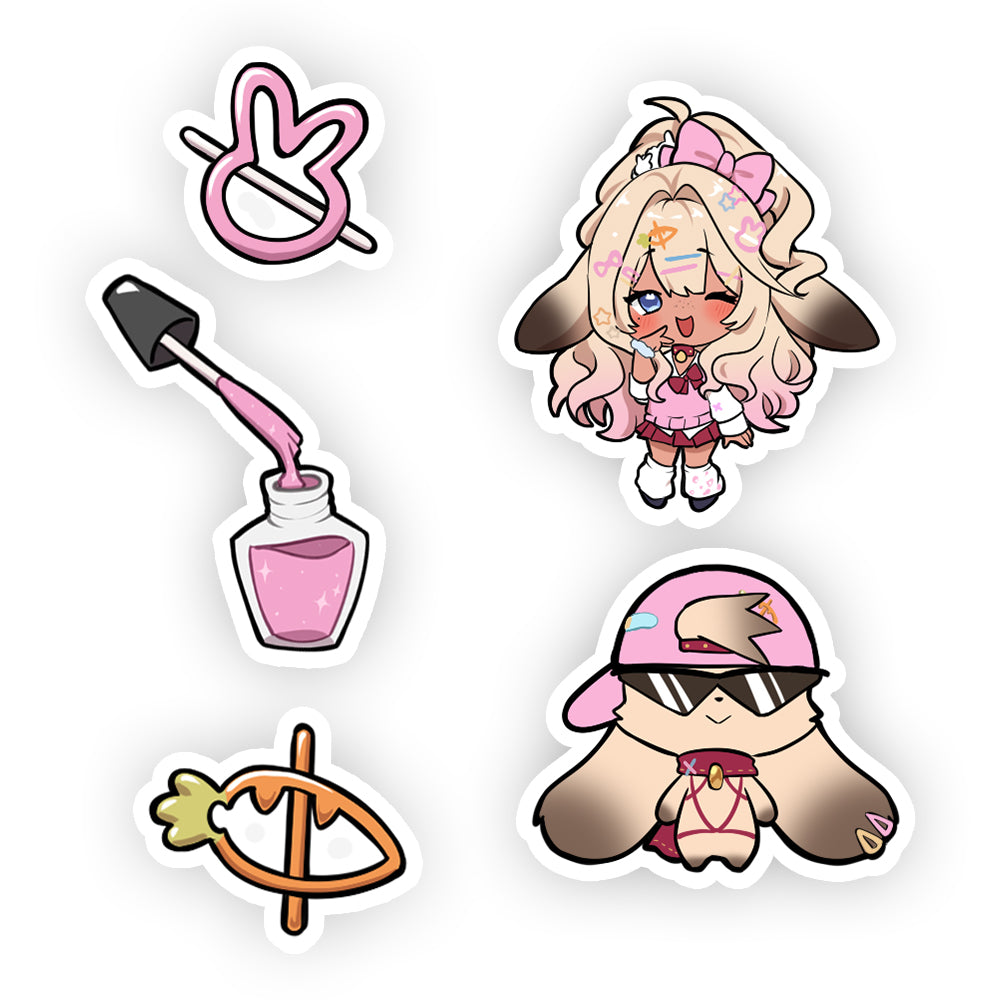 ShibiCottonbum Gyaru Sticker Pack – UwU Market
