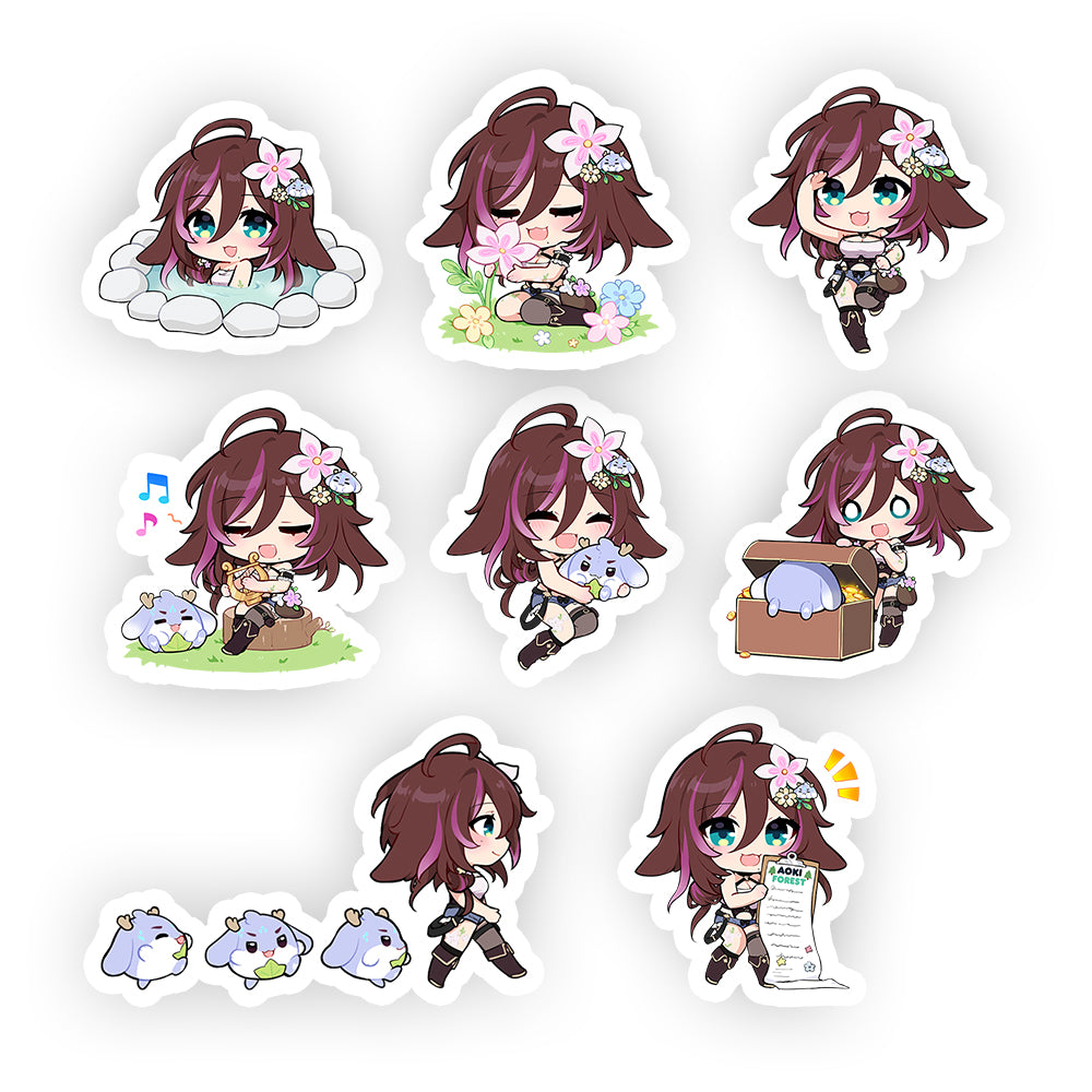 Sugi Adventures Sticker Pack – UwU Market