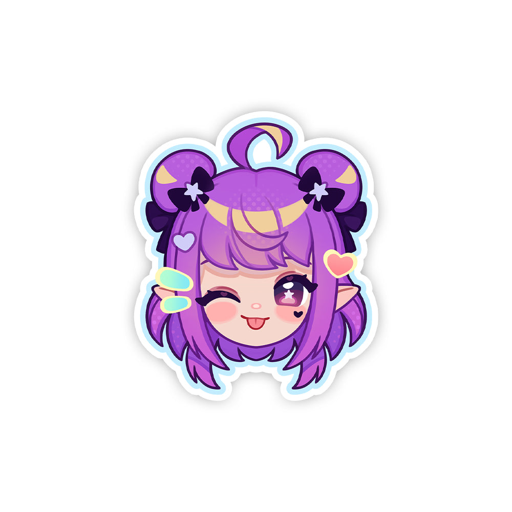 SapphireClaud 'Blep' Sticker – UwU Market