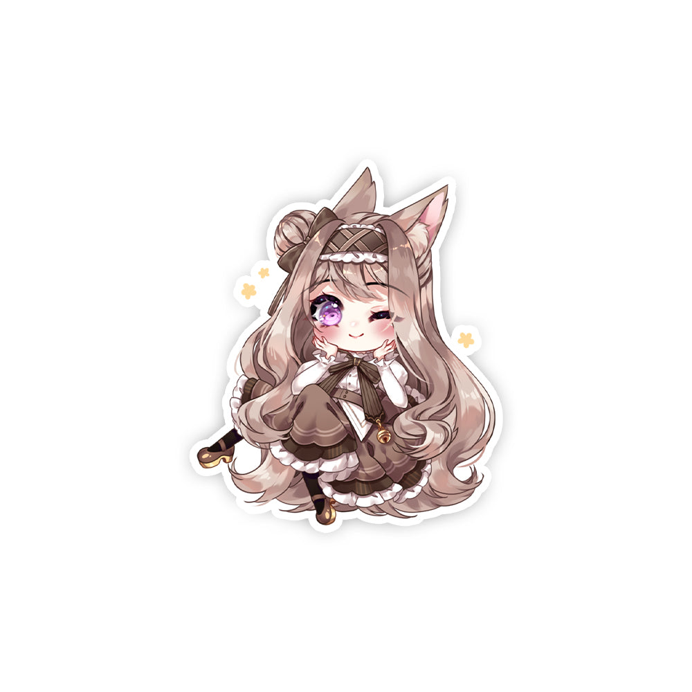 konkonmocha Chibi Wink Sticker – UwU Market