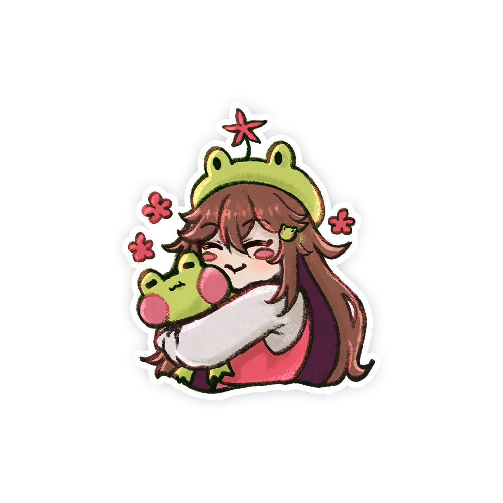 Froggyhoppins Freddo Hug Sticker – UwU Market
