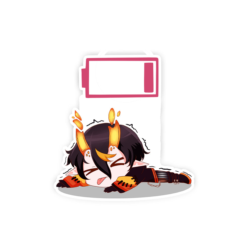 Pumpiino Battery Low Sticker – UwU Market