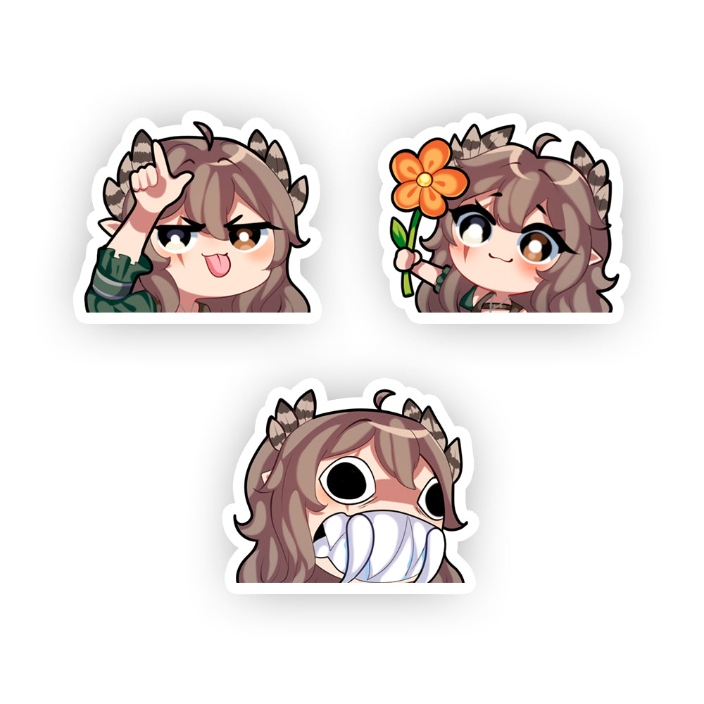 Kumi Emote Sticker Pack – UwU Market