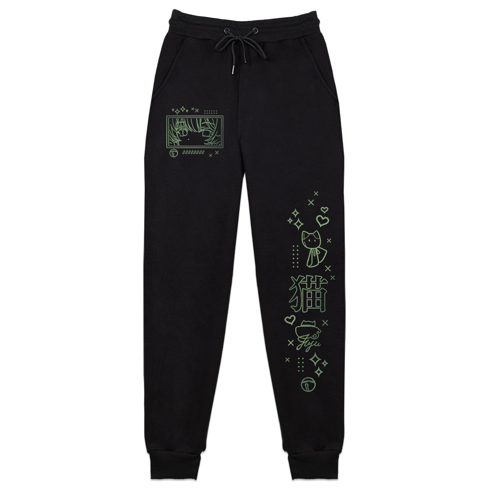 liljuju Matcha Cat Sweatpants – UwU Market