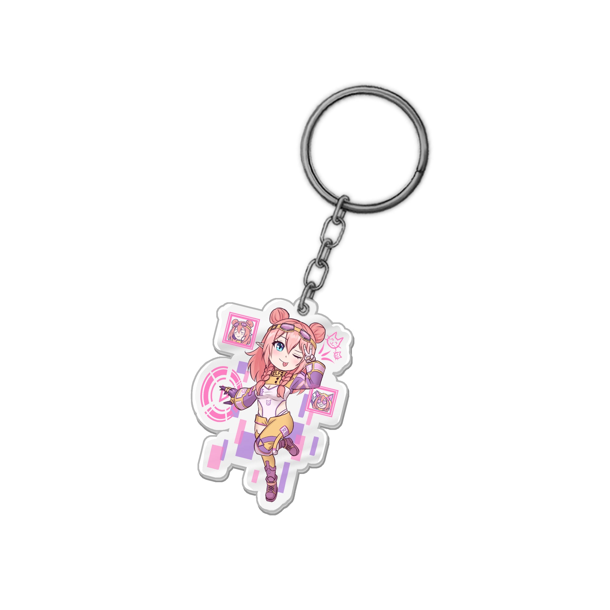 Fennzey Peace Acrylic Keychain – UwU Market