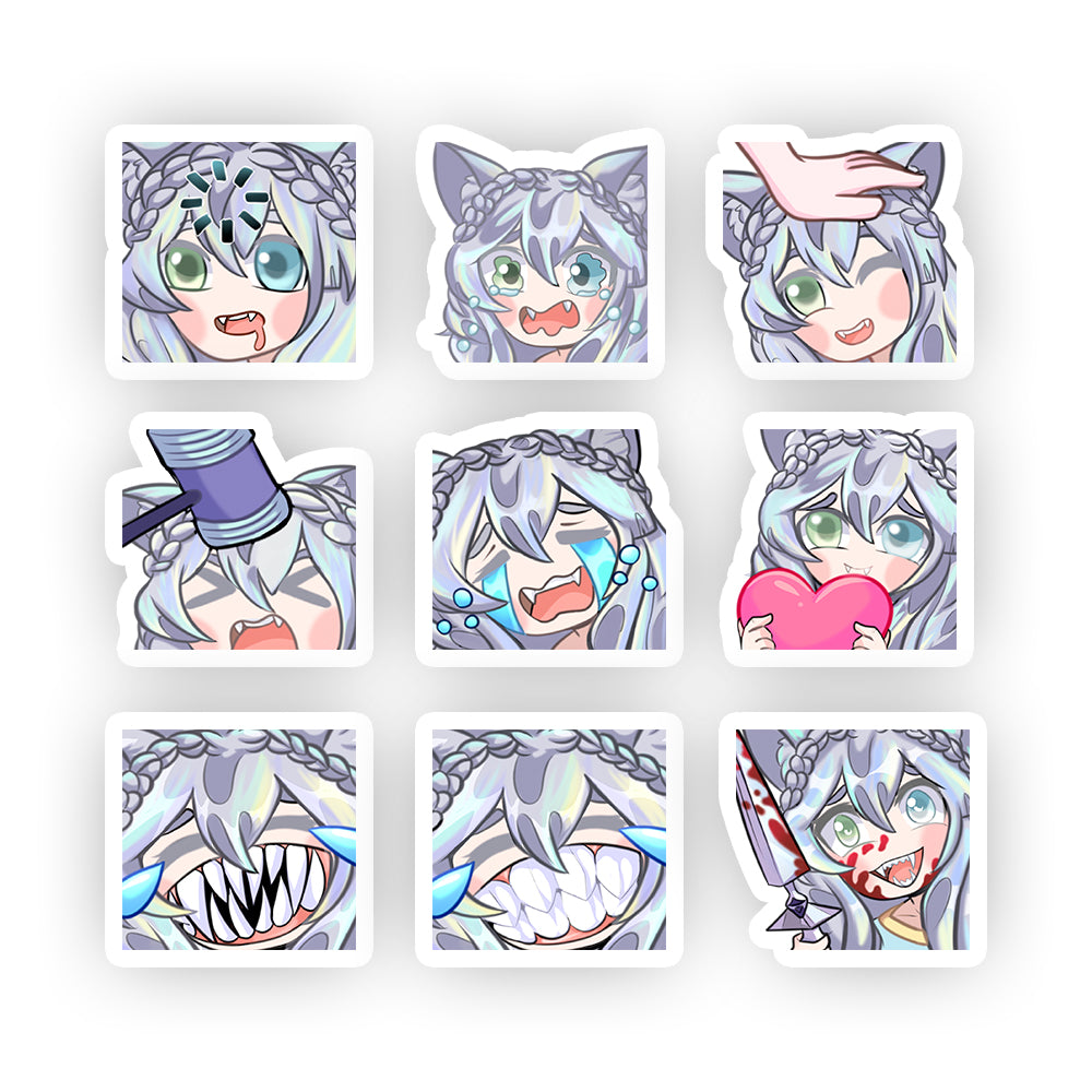 kajirakumiho Emote Sticker Pack – UwU Market