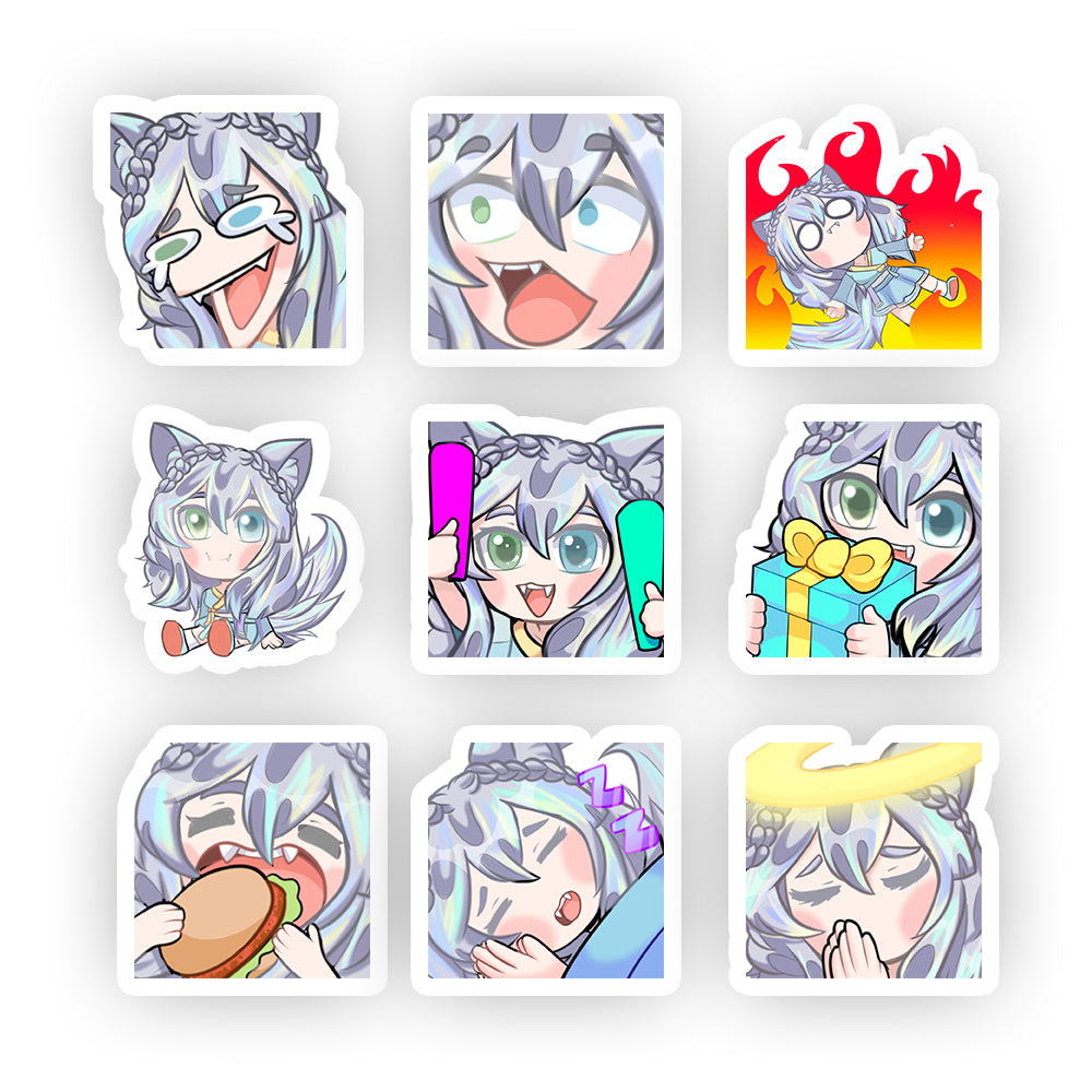 kajirakumiho Emote Sticker Pack 2 – UwU Market