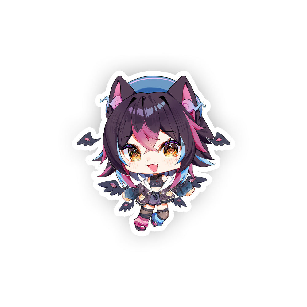 Smitten Seraph biblically accurate cat Sticker – UwU Market