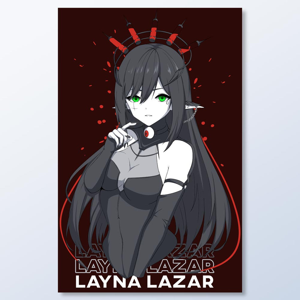 Layna Lazar Splatter Poster – UwU Market