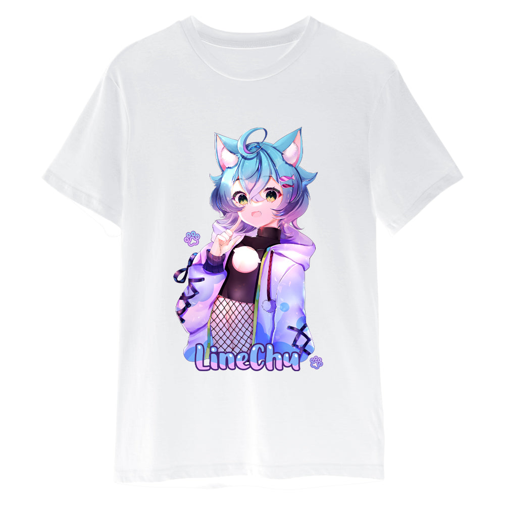 LineChu Anime T-Shirt (White) – UwU Market